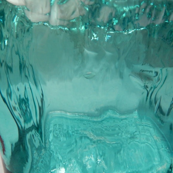 Unbranded | Accents | Recycled Glass Aqua Blue Square Vase Made In ...